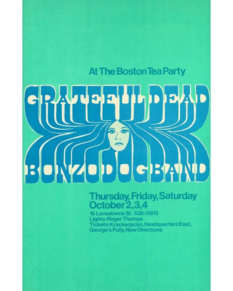 Boston Tea Party Posters, 1968-1970 — Far Out Company™️