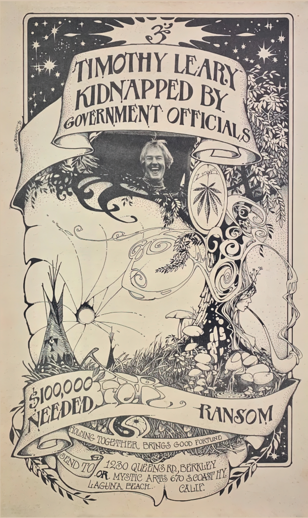 Bill Ogden for Tim Leary, 1970 — Far Out Company™️