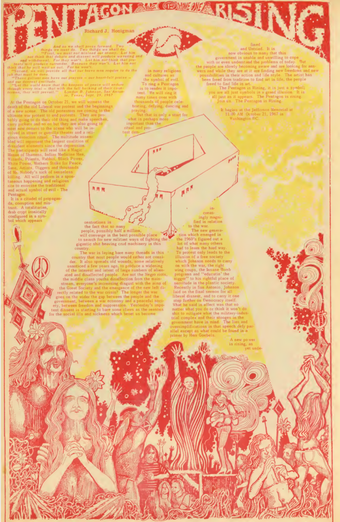 The Oracle on the Pentagon, 1967 — Far Out Company™️ The Oracle on the Pentagon, 1967 — Far Out Company™️